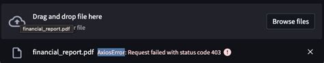 axioserror request failed with status code 403 🎈 using streamlit streamlit