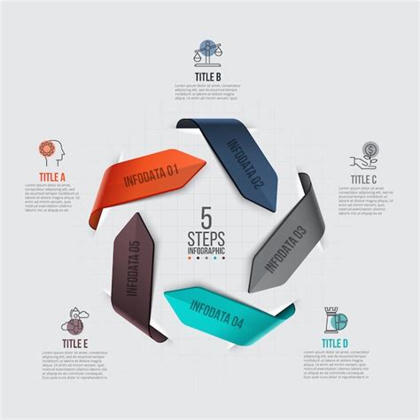 Premium Vector Vector Arrows Infographic Template For Cycle Diagram