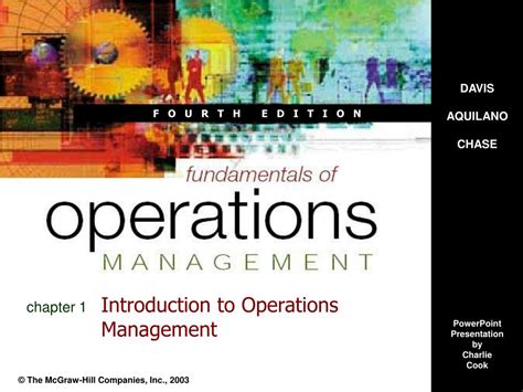 PPT Introduction To Operations Management PowerPoint Presentation