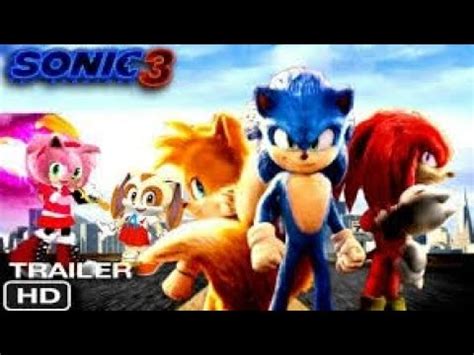 sonic 3 la pelicula TRAILER OFICIAL EN ESPAÑOL CASTELLANO subtítulos