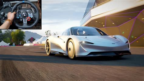 McLaren Speedtail Forza Horizon 5 Logitech G29 Gameplay YouTube