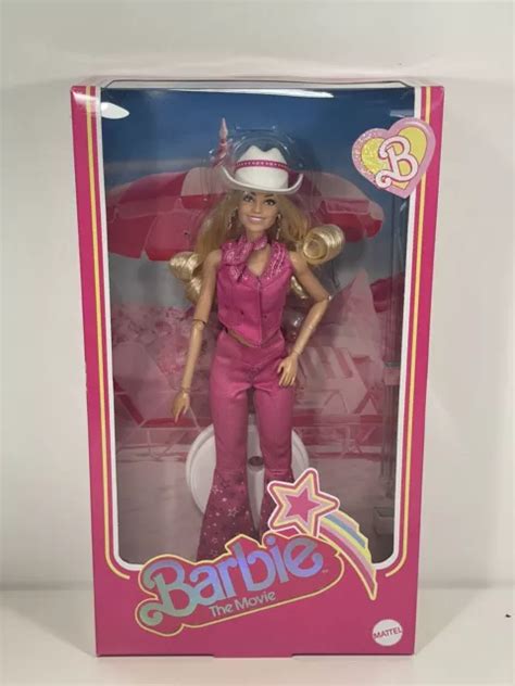 Barbie The Movie Margot Robbie Cowgirl Doll Wearing Pink Western 61632 Hot Sex Picture