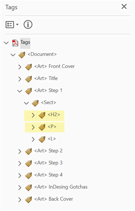 solved acrobat tags not matching indesign tags adobe community 13468568