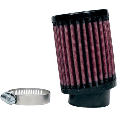 K N Universal Air Filter Rubber Round Straight RU 1280 FortNine