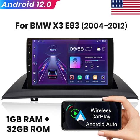 LICHENGTAI Car Stereo Radio Fit For BMW X3 E83 2004 2012 9 Inch