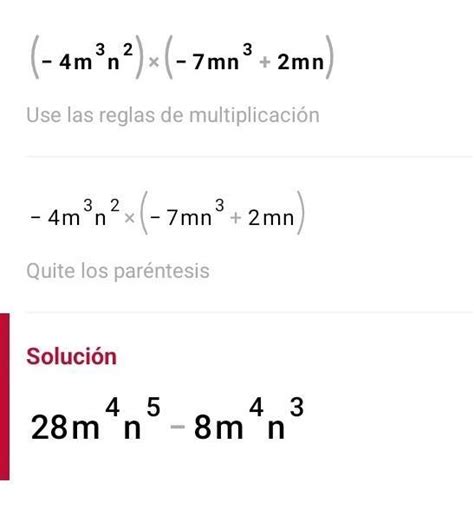 Efectúa 3x²y 4xy 6xy³ 4m³n² 7mn³ 2mn Doy 100 puntos Es para