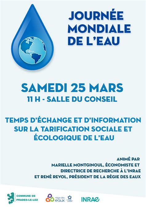 JOURNÉE MONDIALE DE L EAU Montpellier Méditerranée Métropole