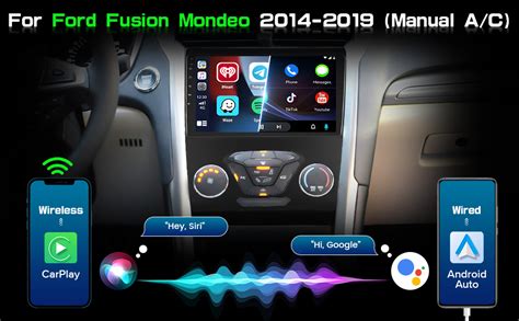 Amazon Manual A C For 2014 2019 Ford Fusion Mondeo Radio