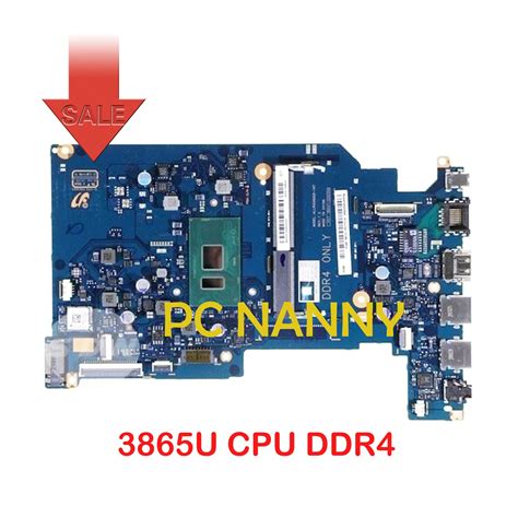 PCNANNY placa base para ordenador portátil Placa base con 3865U
