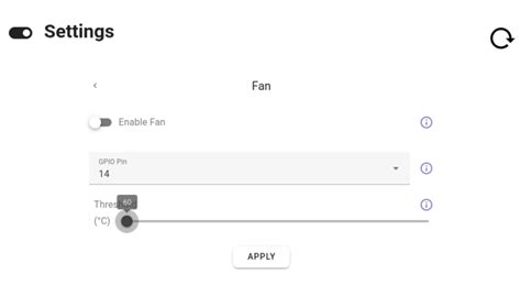control your raspberry pi s fan with picockpit picockpit