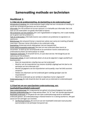 Mt Rapport New Methoden Technieken Onderdeel A Medewerkers