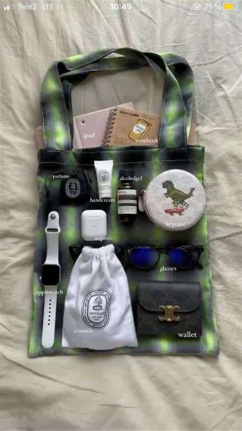 Pin By Carol On Tote Bag Inspo In 2022 Inside My Bag Handbag