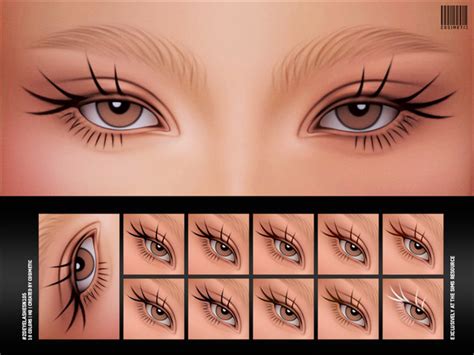 The Sims Resource Maxis Match D Eyelashes N