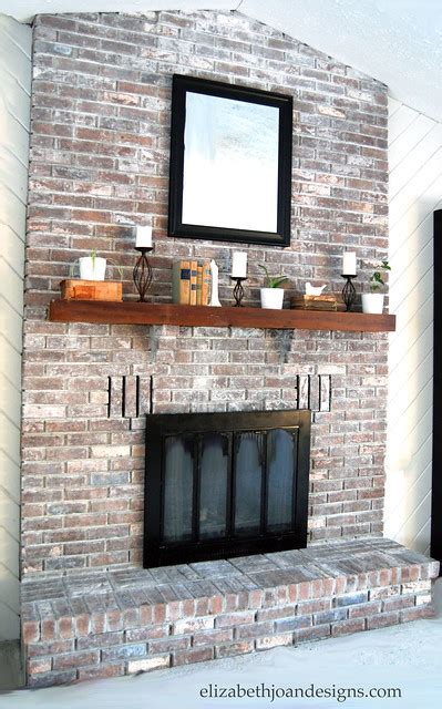 How To Stain Brick Fireplace Mriya Net