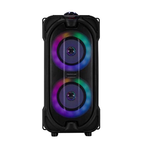 Proscan Haut parleur Bluetooth sans fil avec lumières LED Colour