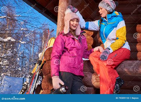 Girlfriends Spend Time Together Two Pretty Lesbians Girlfriends Kissing And Hugging In A Cozy