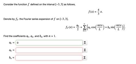 solved consider the function f ﻿defined on the interval 3 3