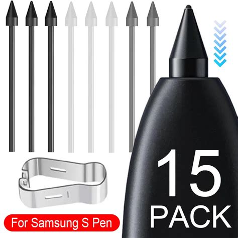 Touch Stylus S Pen Tips Replacement Nibs With Clip For Samsung Galaxy