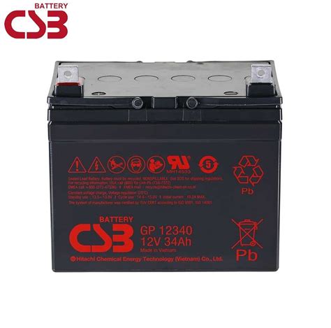Csb Gp Battery V Ah Sealed Lead Acid Black Online At Best