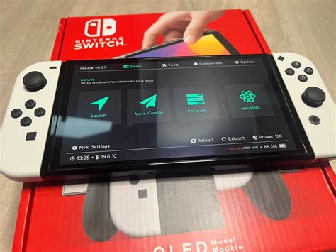 Nintendo Switch Oled przerobiona CFW Atmosphere Kraków Czyżyny OLX pl