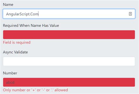 data driven form validators for angular 2 ngx validator angular script