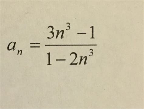 solved determine the limit of the given sequences or show