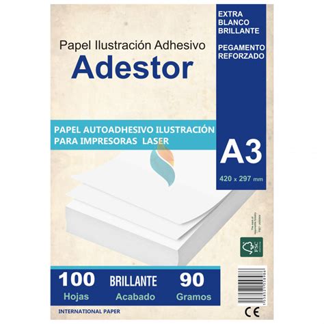 Papel Autoadhesivo Ilustraci N Brillante A Hojas