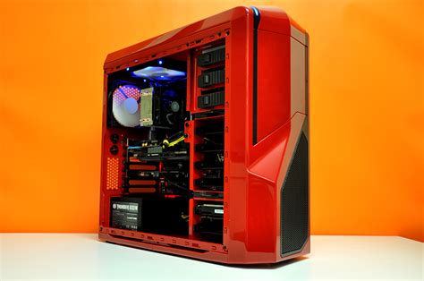 Sirin Intel Nvidia Custom Gaming Pc In Nzxt Phantom Red Evatech
