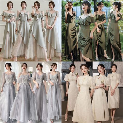 2022年新款姐妹团伴娘服租赁结婚仙气质长袖冬季年会晚礼服出租ZC 淘宝网