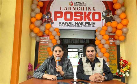 Bawaslu Halbar Launching Posko Kawal Hak Pilih Fajarmalut