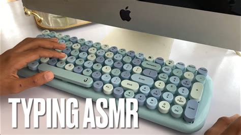 Typing Asmr Study With Me Relaxing Sounds Study Minutes
