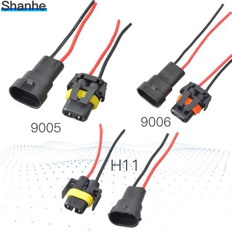 9005 9006 H11 2 PIN WAY AUTO CSATLAKOZÓ Vízálló elektromos vezeték