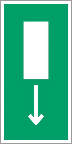 Panneaux d évacuation et de secours rectangulaire Issue de secours