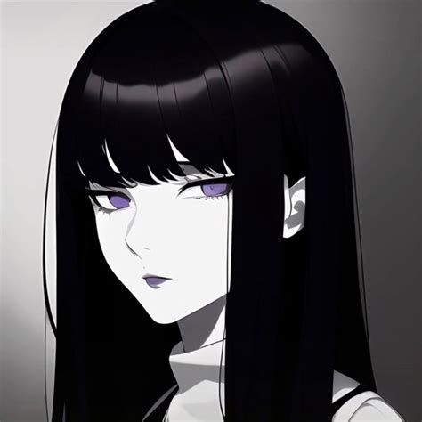 Dark Anime Girl Cool Anime Girl Anime Art Girl Cute Cartoon