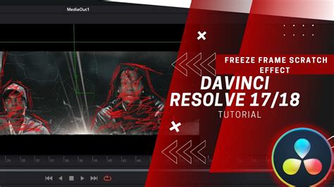 Davinci Resolve Tutorial Music Video Effects Freeze Frame Scratch