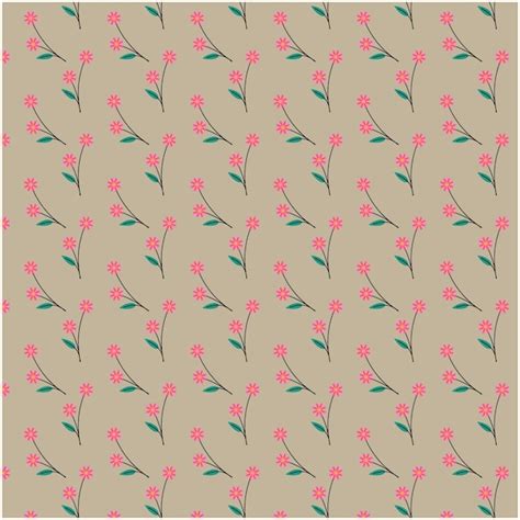 Premium Vector Vector Floral Abstract Seamless Pattern