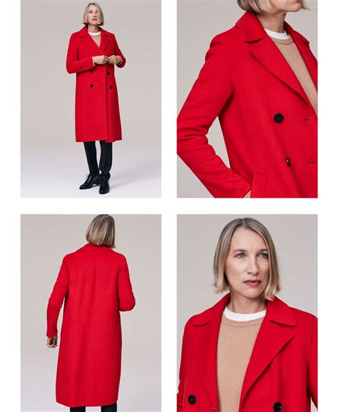 ABRIGO LARGO CRUZADO Abrigos Largos Ropa De Mujer Ropa