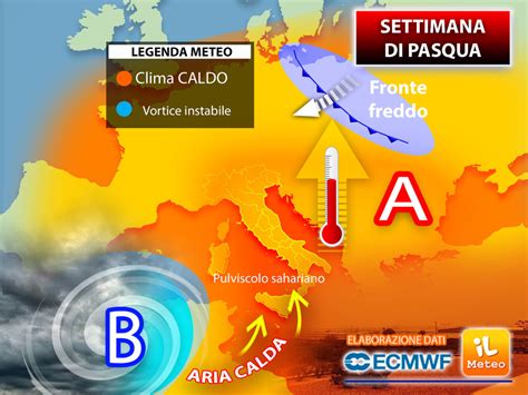 Meteo Settimana di Pasqua da Lunedì torna l Anticiclone africano ma