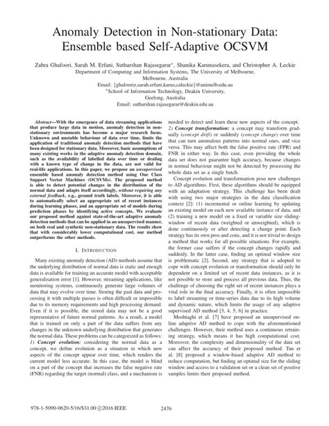 pdf anomaly detection in non stationary data ensemble based self adaptive ocsvm