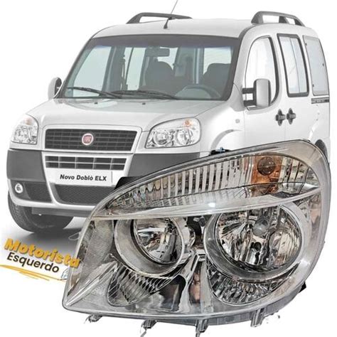 Farol Esquerdo Original Fiat Doblo 2010 2012 2014 2016 2018 A Partir