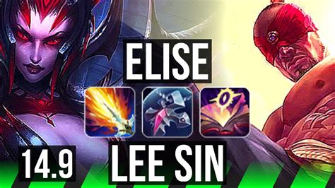 ELISE Vs LEE SIN JGL 11 1 8 68 Winrate Legendary Rank 11 Elise