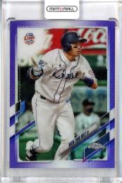 ミントモール MINT 池袋店 2021 Topps Chrome NPB 埼玉西武 呉念庭 Purple Refractor 186 299