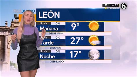 Pron Stico Del Tiempo Para Baj O Con Jessica De Luna De Noviembre