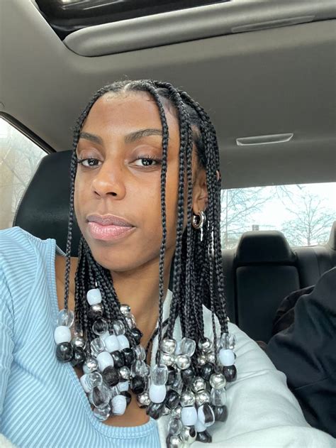 Mini Braids With Beads In 2023 Braids With Beads Braids Braid Styles