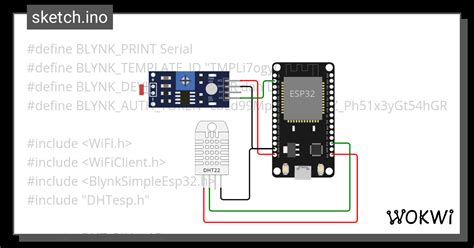 BLYNK DHT LDR Wokwi ESP32 STM32 Arduino Simulator