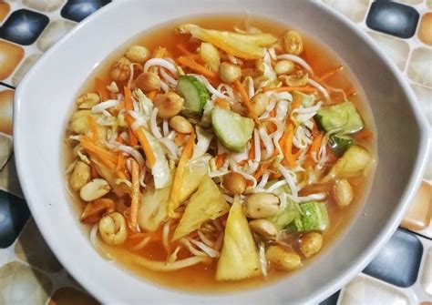 Resep Asinan Sayur Buah Segar Rujak Cuka Oleh Devi Cookpad