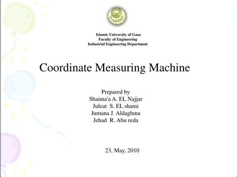 PPT Islamic University Of Gaza Faculty Of Engineering Industrial