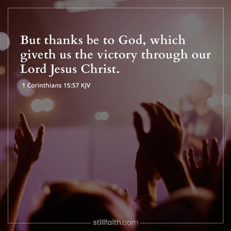 100 Bible Verses About Victory In Christ KJV StillFaith