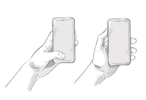 Premium Vector Hand Holding Smartphone Vector Image