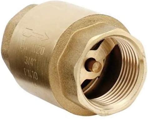 Zawór Hydroland Zawór Zwrotny 1 2 Metalowy Trzpień Dn15 Mosiężny ZZM15
